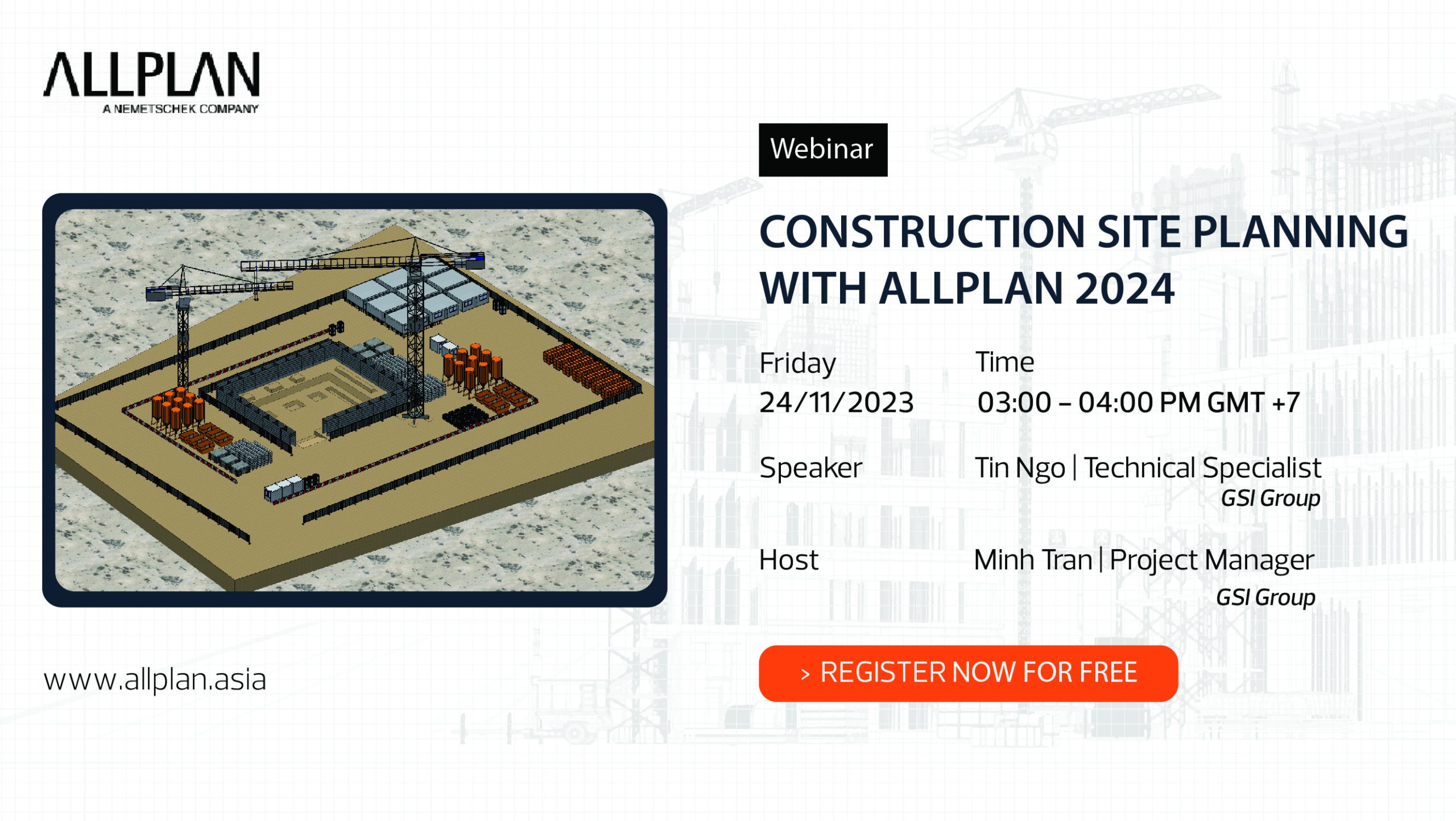 Construction Site Planning with Allplan 2024 - GSI Group